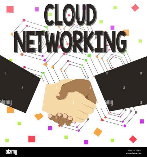 Text Sign Showing Cloud Networking Business Photo Text Is Term