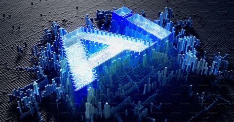 인공 지능 조명 3d 렌더링의 약어를 형성하기 위해 구축되는 무작위 레이아웃의 작은 큐브의 미세한 근접 촬영 개념 사진 Unsplash의 정육면체 모양 이미지