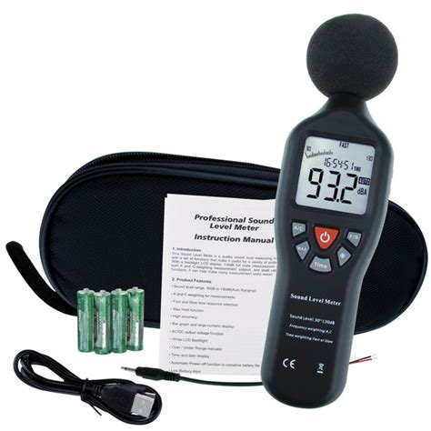 Slm 24 Professional Sound Level Meter With Backlit Display High Accura