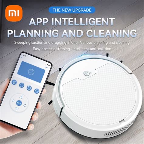 샤오미 무선 스마트 로봇 앱 원격 제어 무선 진공 청소기 가정용 다기능 조용한 진공 청소기 걸레질 Aliexpress