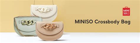 Buy Miniso Sling Baghalf Moon Solid Color Flap Buckle Women Crossbody