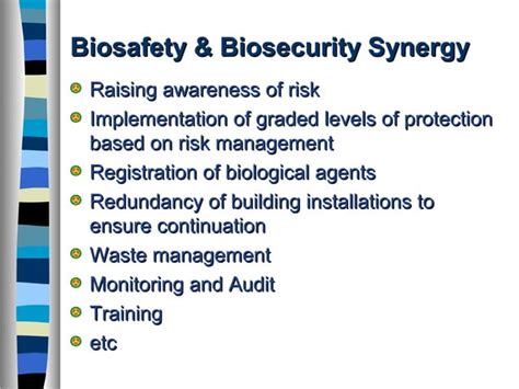 Basic Biorisk Management For Bai Ppt