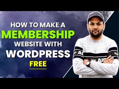 How to Make A Membership Website with WordPress For Free 2022 | Membership Website Kaise Banaye ...