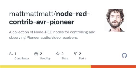 Github Mattmattmattnode Red Contrib Avr Pioneer A Collection Of Node Red Nodes For