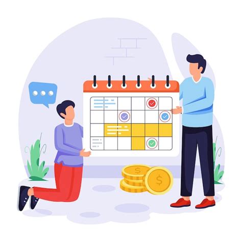 Premium Vector Collection Of Appointment Scheduling Flat Illustrations