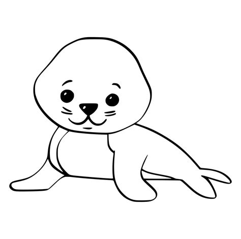 Ausmalbilder Robbe Coloringlib Com Kostenlos Malvorlagen Zum Ausdrucken