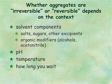 Analyzing Aggregates Of Different Sizes And Types Sec Vs Analytical