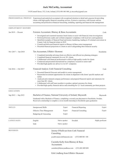 Template Cv Word