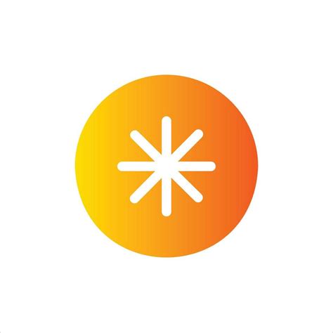 Asterisk In Flat Design Style 22305331 Vector Art At Vecteezy