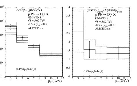 Left Panel Differential Production Cross Section Dσ Dp T Of Prompt D