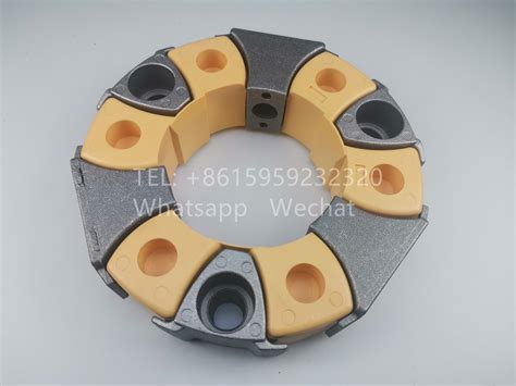 Excavator Flexible Coupling Assy 25h Yellow Alumimium