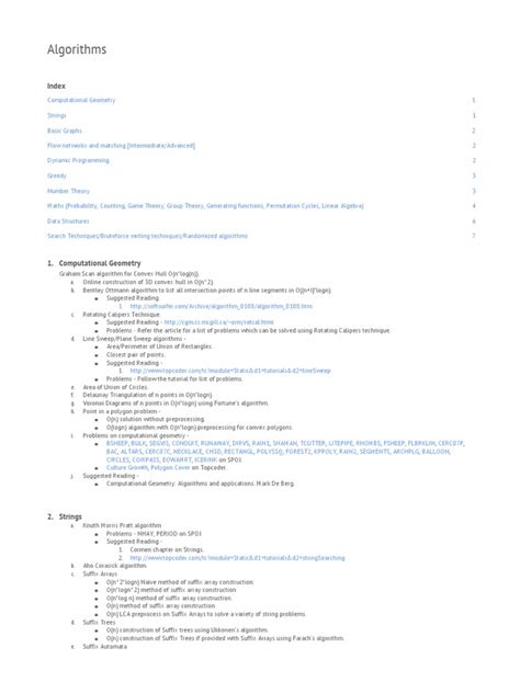 Algorithms Index Pdf Prime Number Linear Algebra