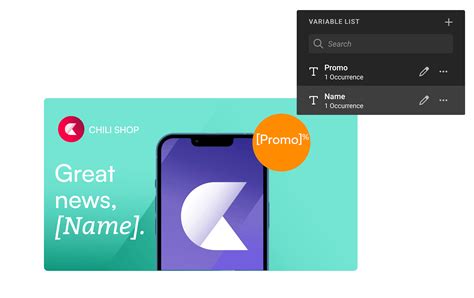 Variable Data Printing Software Chili Publish