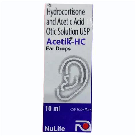 Acetik Hc Ear Drop At ₹ 221piece Antifungal Ear Drops In Nagpur Id