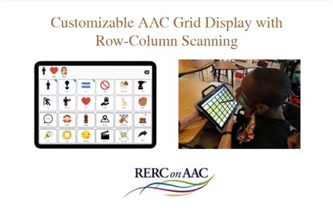 Rerc On Aac 1 Customizable Aac Grid Display With Row Column Scanning