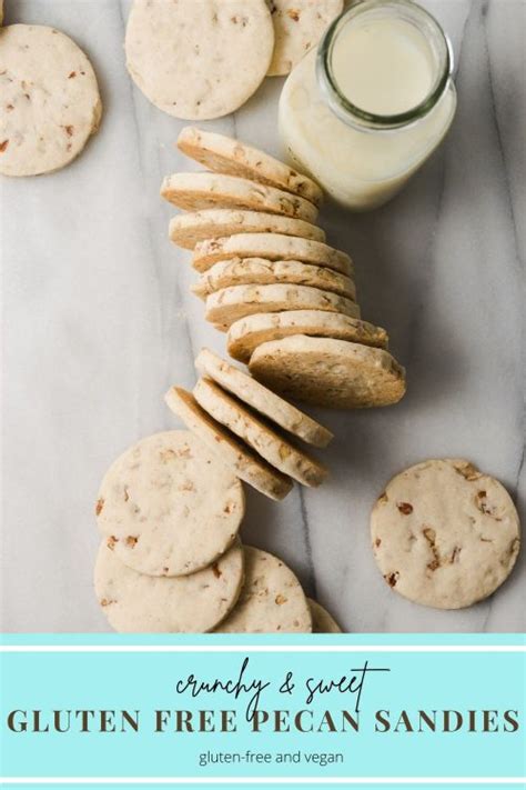 Gluten Free Vegan Pecan Sandies Shortbread Cookies Well Fed Baker