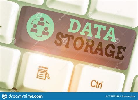 Handwriting Text Writing Data Storage Concept Meaning The Act Of