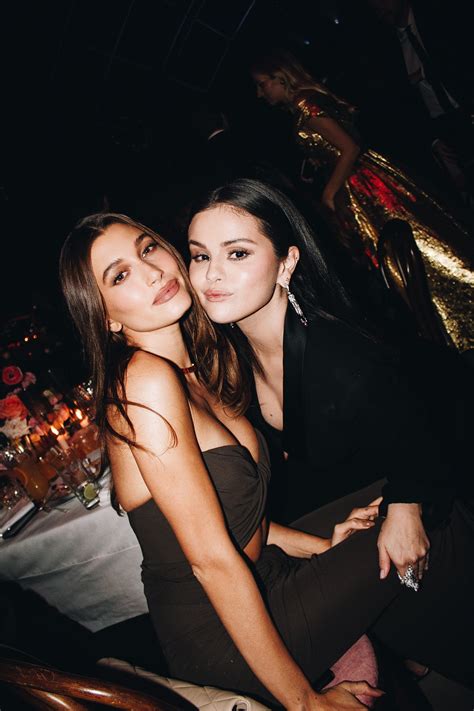 Selena Gomez And Hailey Bieber At Academy Museum Gala Popsugar Celebrity