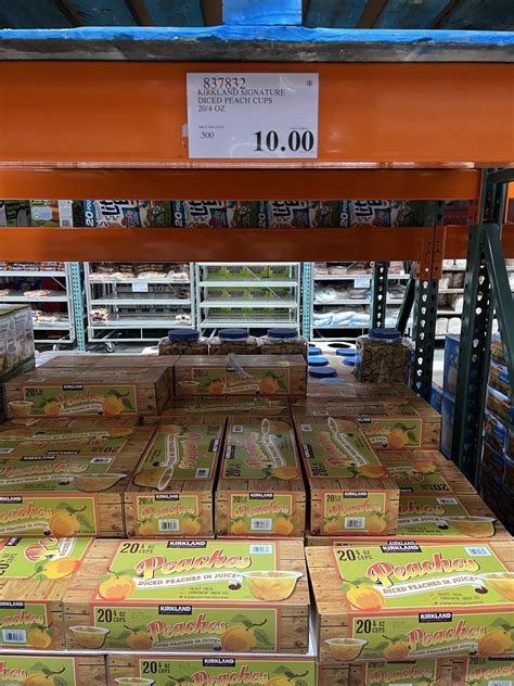 837832 Ks Diced Peach Cups Deathstar And Managers Markdown 😏 Rcostco