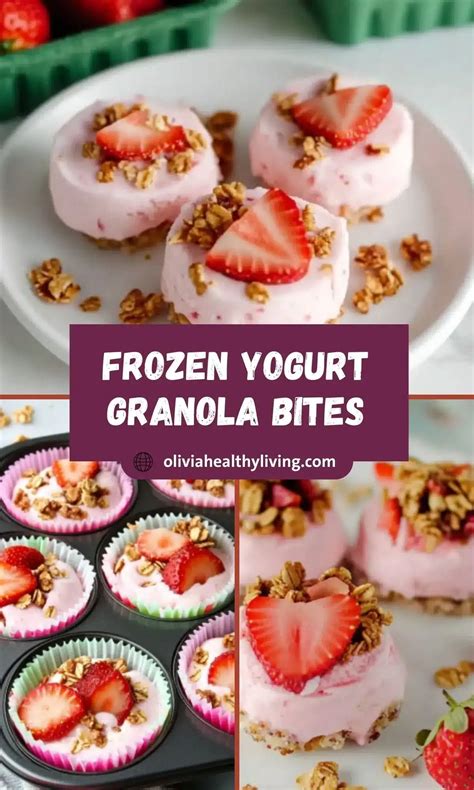 Easy Frozen Yogurt Granola Bites Recipe 10 Minutes