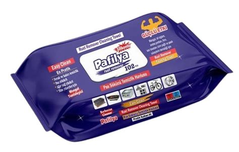 სველი ხელსახოცი მეტალისთვის და ცხიმისთვის Pafilya 102 ცალი სველი ხელსახოცები