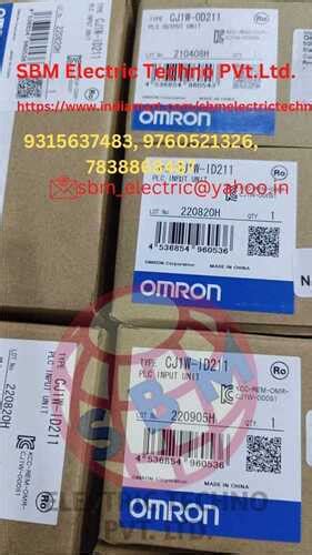 Omron Plc Input Unit Cj1w Id211 At Best Price In Gurugram Sbm Electric Techno Pvt Ltd