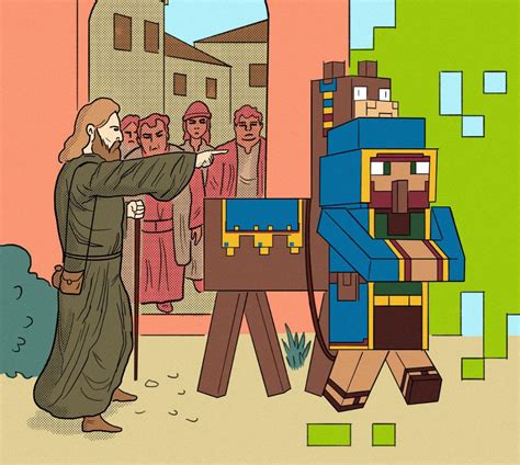 Wandering Trader Art Rminecraft