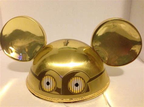 Disneyland C3po Mickey Mouse Ears Hat Star Wars Star Tours Disney Parks