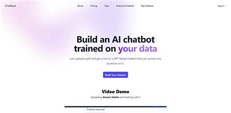 Chatbase Build An Ai Chatbot Trained On Your Data