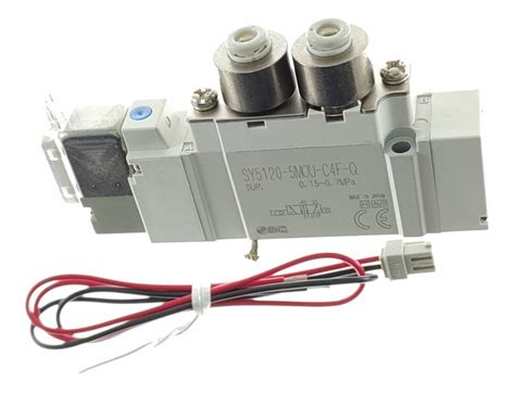 Electrovalvula Smc Sy5120 5mou C4f Q 52 Vias Bob 24vcd Envío Gratis