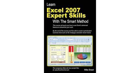 Learn Excel 2007 Expert Skills With The Smart Method By Mike Smart