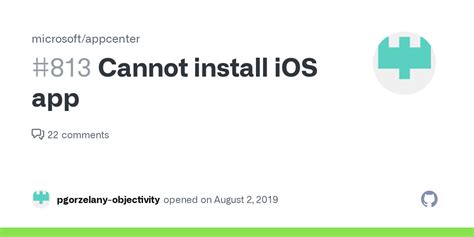 Cannot Install Ios App · Issue 813 · Microsoftappcenter · Github