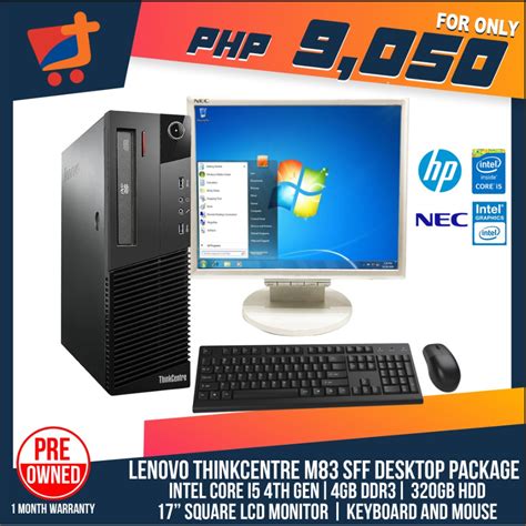 Lenovo ThinkCentre Slim Sff Desktop Package Intel Core I Th Gen GB RAM DDR GB HDD
