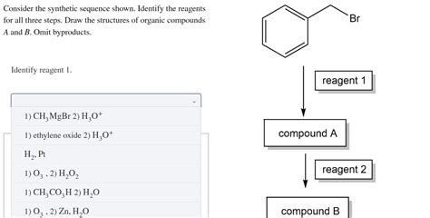 Answered: Consider the synthetic sequence shown.… | bartleby