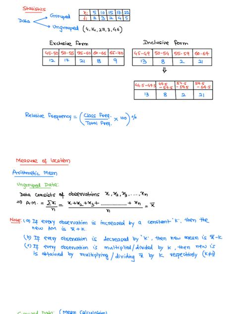 Statistics For Jee Pdf