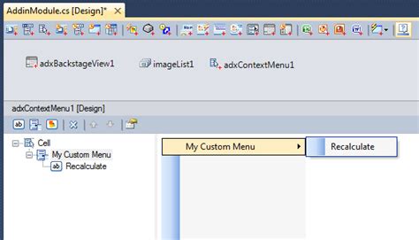 Customize Backstage View And Context Menu In Visual Studio 2012 2010