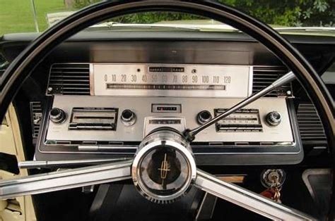 1966 Lincoln Continental Dashboard With Radio