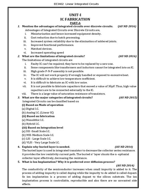 Ee3402 Qb 02 By Learnengineering In Pdf Operational Amplifier Amplifier