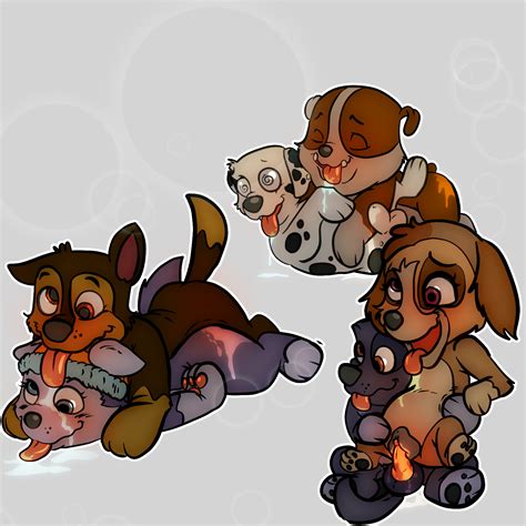 Post Chase Everest GABUJOE Marshall Paw Patrol Rocky Rubble Skye Cockapoo