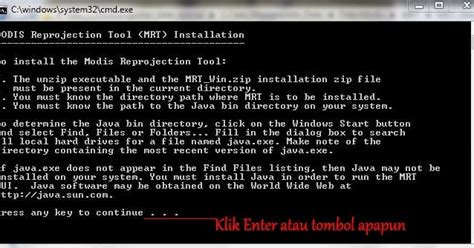 REPUBLIC OF GIS How To Install MRT MODIS Reprojection Tool