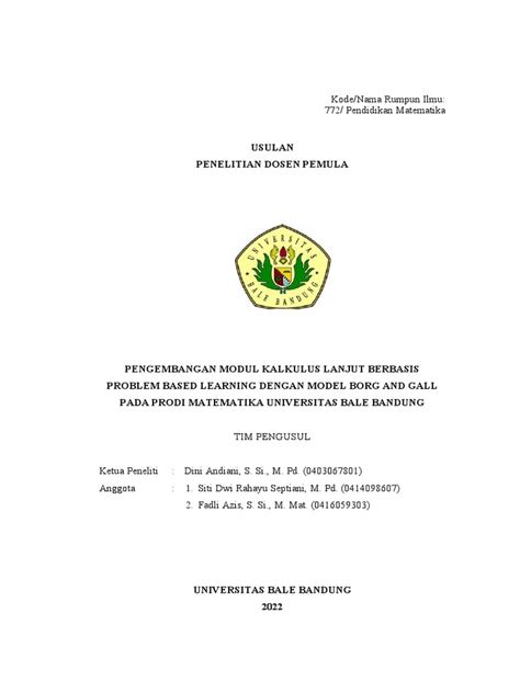 Proposal Pdp 2022 Dini Andiani Pdf