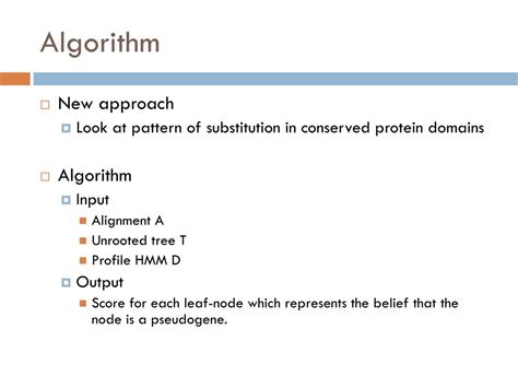 Ppt Improved Techniques For The Identification Of Pseudogenes