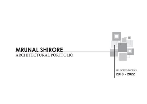 Mrunal Shirore Architectural Portfolio By Mrunal Shirore Issuu