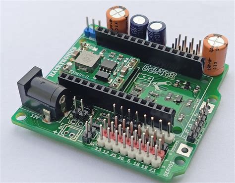 Expansion Shield For Otto Diy Or Robotic Arm Based On Esp32 Dev Board