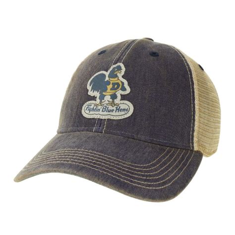 University Of Delaware Fightin Blue Hens Old Favorite Mesh Trucker