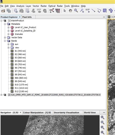 Sen2cor Doesnt Perform The Atmospheric Correction And The Strange Interface Sen2cor Step Forum
