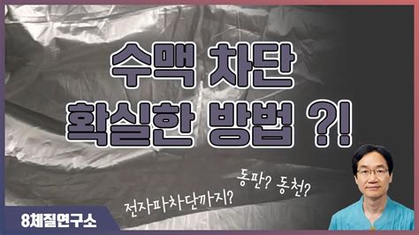 수맥 차단 확실하게 하는 방법 없을까요8체질연구소 378회 Youtube