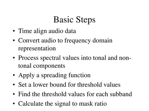 PPT MPEG Audio Compression PowerPoint Presentation Free Download ID