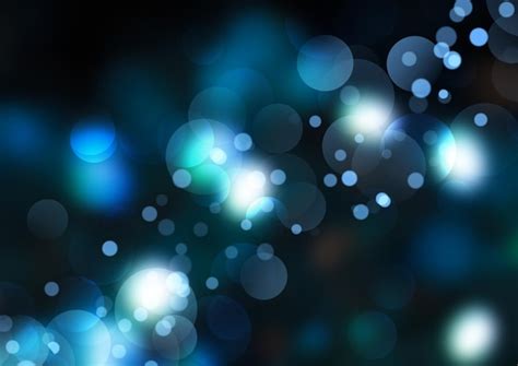 Free Vector Abstract Background With A Blue Bokeh Lights Design