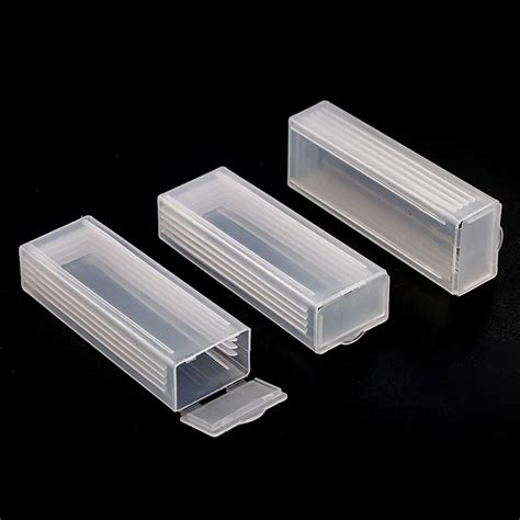 Plastic Microscope Slide Storage Box For 5 Slides Laboratory Supplies